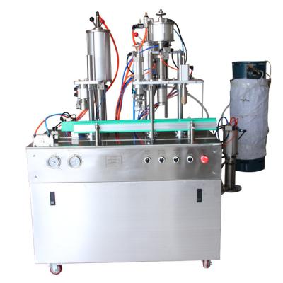 China 1" 25.4mm Valve Semi-automatic 3 in 1 Aerosol Spray Filling Machine for Manual Push and Semi-automatic Grade for sale