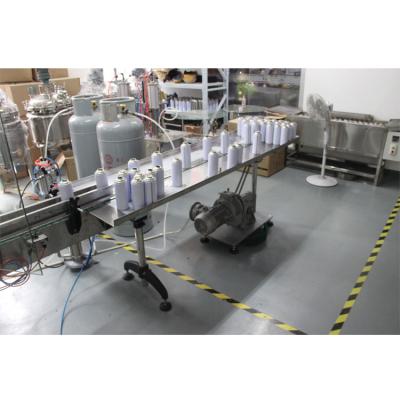 China Full Automatic Aerosol Filling Machine for Shaving Foam and Hair Spray 1000*590*1600m*2 Sets Online Support for sale
