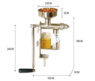 China Hand Operated Oil Extraction Machine Perfect for Small-Scale Oil Production of Peppermint and Soybean Oil for sale