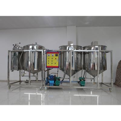 China 24-Hour Working Time Full Production Line Palm Oil Refining Machine/Refinery Plant with Output and Capacity 500-2500kg/d for sale