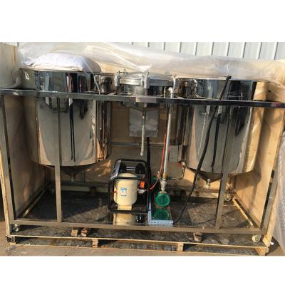 China 24-Hour Working Time Full Production Line Palm Oil Refining Machine/Refinery Plant with Output and Capacity 500-2500kg/d for sale
