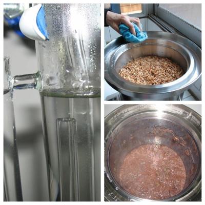 China Coconut Oil Aloe Vera Vetiver Essential Oil Extraction Lemongrass Essential Oil Distillation Machine Max Capacity 3 kg/h for sale