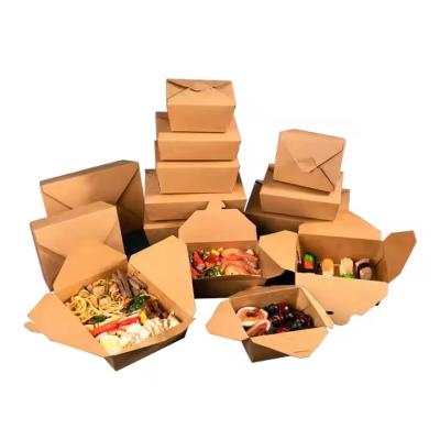 China Food Takeaway Packaging Boxes Custom Branded Biodegradable  Eco-Friendly Containers for sale