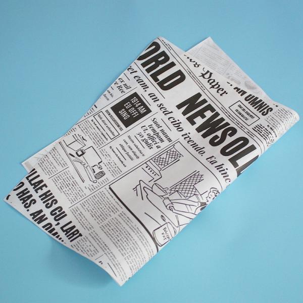 Quality Gift Wax Greaseproof Wrapping Paper For Deli Fried Chicken Snack Bread Chip for sale