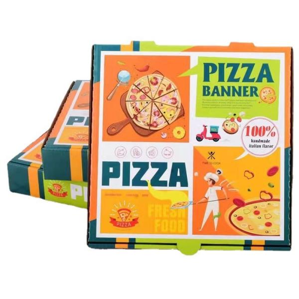 Quality Personalised Dough Pizza Boxes Takeaway Small Pink 3 6 7 8 9 10 11 12 Inch for sale