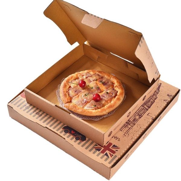 Quality Custom Logo Bulk Rectangle Corrugated Cardboard Pizza Boxes 30 Inch Cajas White for sale