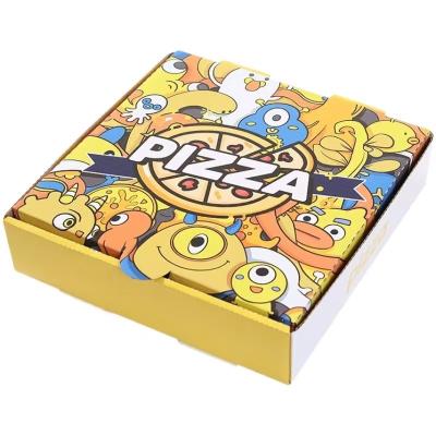 China Printed Rigid Pizza Boxes Recyclable Fast Food Cartons Takeout 24 X 24 for sale