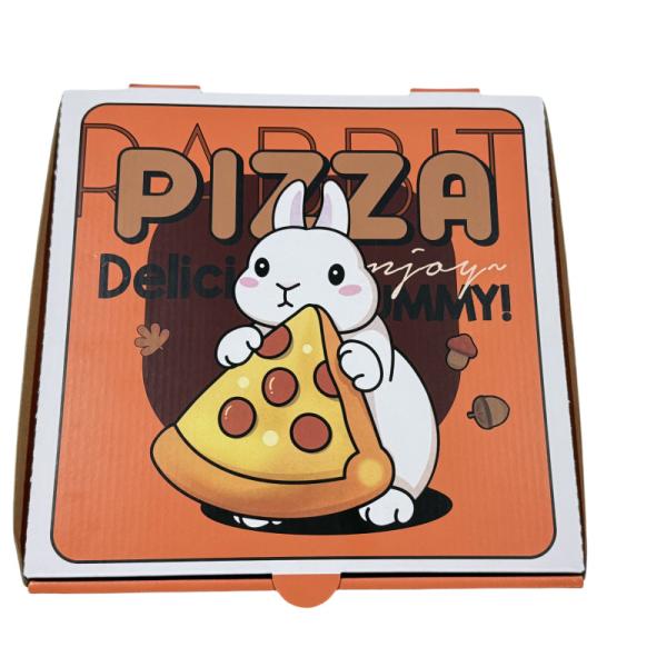 Quality Custom Printing Pizza Box Eco-Friendly Compostable Options Custom Size Accepted for sale