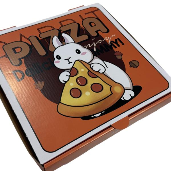 Quality Custom Printing Pizza Box Eco-Friendly Compostable Options Custom Size Accepted for sale