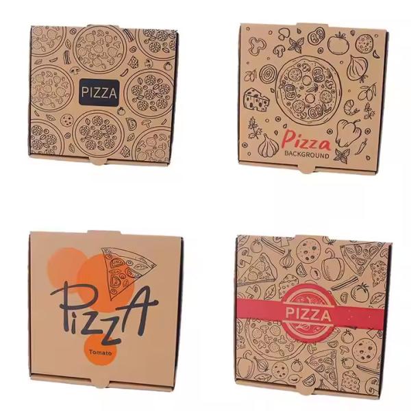 Quality Food-Grade Recyclable Pizza Boxes Custom Logo OEM Accepted for sale