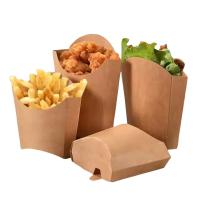 Quality Customized french fry packaging box Eco-friendly and recyclable cardboard fast manufacturer