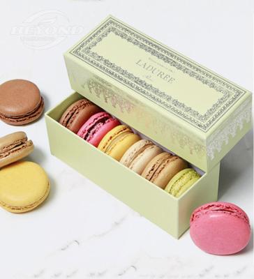 China Biscotti al cioccolato a sfuso Macaroon Food Gift Boxes Imballaggi cartacei Per i souvenir di matrimonio di San Valentino for sale