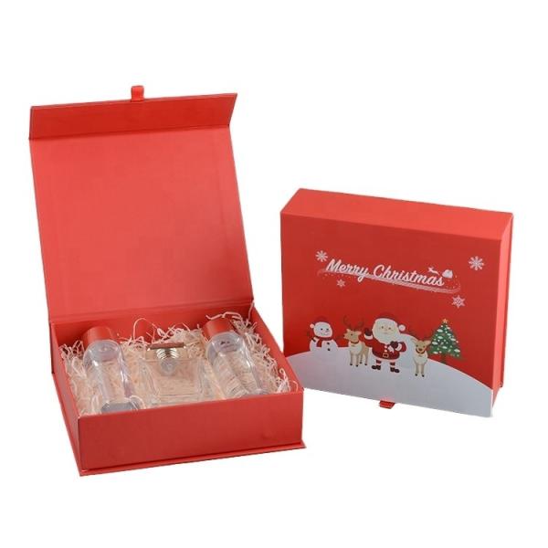 China Custom Printed Rigid Cardboard Square Festival Gift Boxes Scarf Socks Candle Mugs supplier