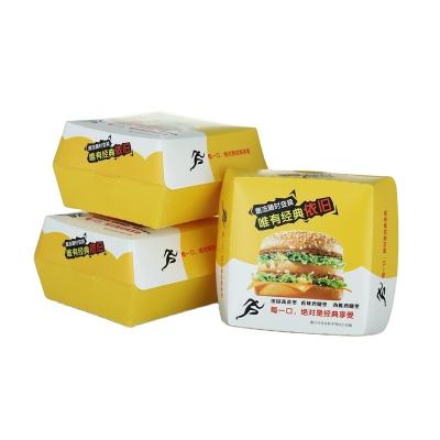 China 油性紙 オーダーメイド 漢堡箱 パンの寿司用 食品包装 for sale