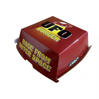 China ISO9001 Certified ECO-Friendly Hamburger Box Customized Design Biodegradable Food Packaging with Free Logo Printing for sale