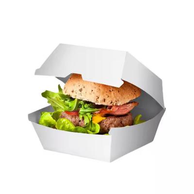 China ISO9001 Certified Biodegradable Custom-Printed Kraft Paper Burger Box Takeaway Container for sale