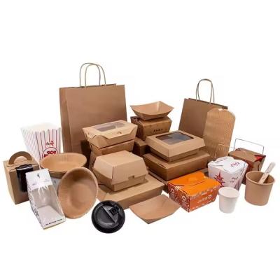China Eco-Friendly Fast Food Packaging Box for Burgers Fries Prompt Lead Time and Automatic Printing Process Machine for sale