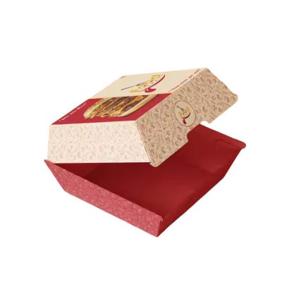 China Custom Biodegradable Kraft Cardboard Takeaway Packaging for Fast Food Parties Catering Services for sale