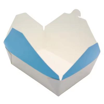 China Custom Recyclable Eco-Friendly Kraft Paper Disposable Food Takeaway Burger Box ISO9001 Eco-Friendly Material and Inks for sale