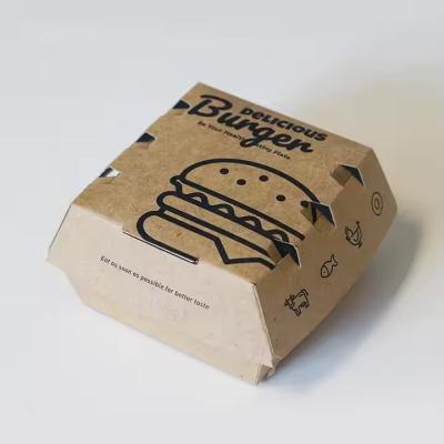 China Wholesale Custom Eco-Friendly Kraft Box For Fast Food Burger, Fries & Chicken for sale