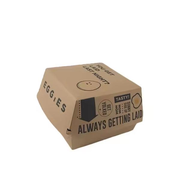 Quality Eco-Friendly Food Packaging Takeaway Containers Biodegradable Kraft Paper for sale