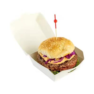Quality Custom Eco-Friendly Food Snack Burger Packaging Box One-Step Takeaway for Fast for sale