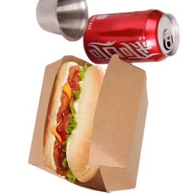 China Eco-Friendly Clamshell Burger Boxes Custom Order Accepted for Food Grade Takeaway for sale