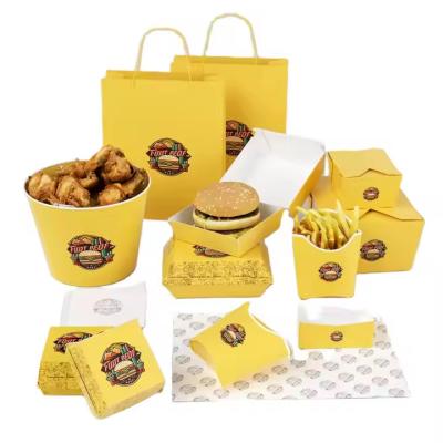 China Wholesale Custom Printed Eco-Friendly Fast Food Packaging | Multi-Food Containers for Fried Chicken & Burgers for sale