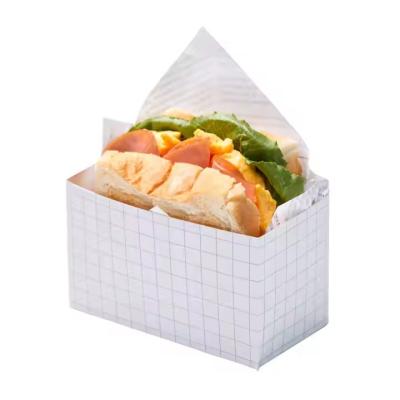 China Paper Type Paper Cardboard Packaging Eco-Friendly Multi-Food Boxes for Sandwiches Burgers Breakfast for sale