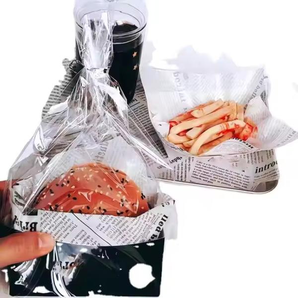 Quality Customized Printing Paper Burger Chicken Box Disposable Fast Food Takeaway for sale