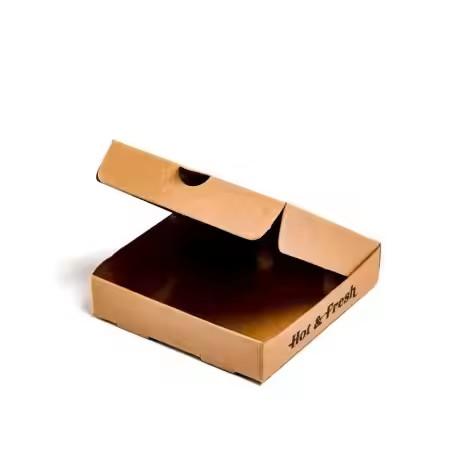 Quality Fast Food Packaging Corrugated Pizza Box with Custom Order Acceptance and CMYK 4 for sale