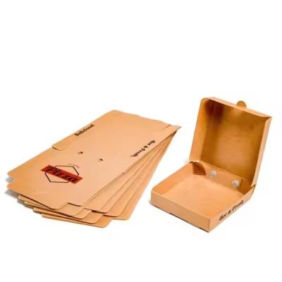Quality Fast Food Packaging Corrugated Pizza Box with Custom Order Acceptance and CMYK 4 for sale