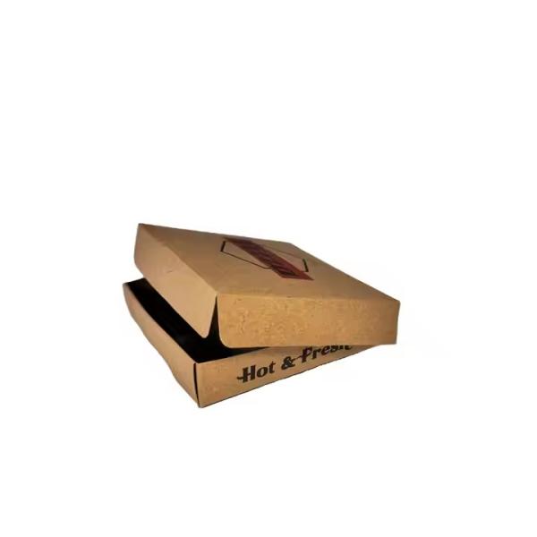 Quality Fast Food Packaging Corrugated Pizza Box with Custom Order Acceptance and CMYK 4 for sale