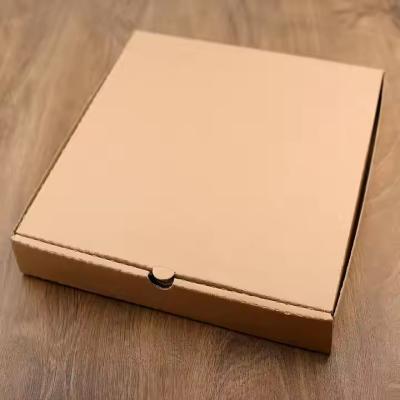 China Wholesale Customized Pizza Boxes Disposable Fast Food Kraft Paper Takeout Paper Boxes for sale