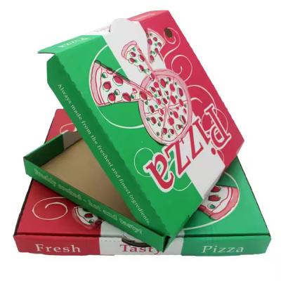 China Customized Pizza Box Biodegradable Fast Food Packaging Corrugated Paper Box for sale