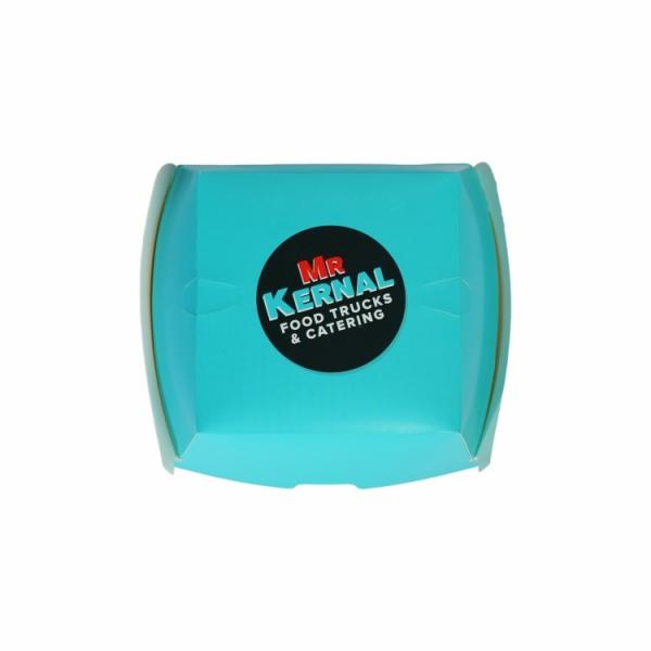 Quality Customized Size Logo Burger Box Clam Shell Food Grade Takeout Box in Recyclable for sale