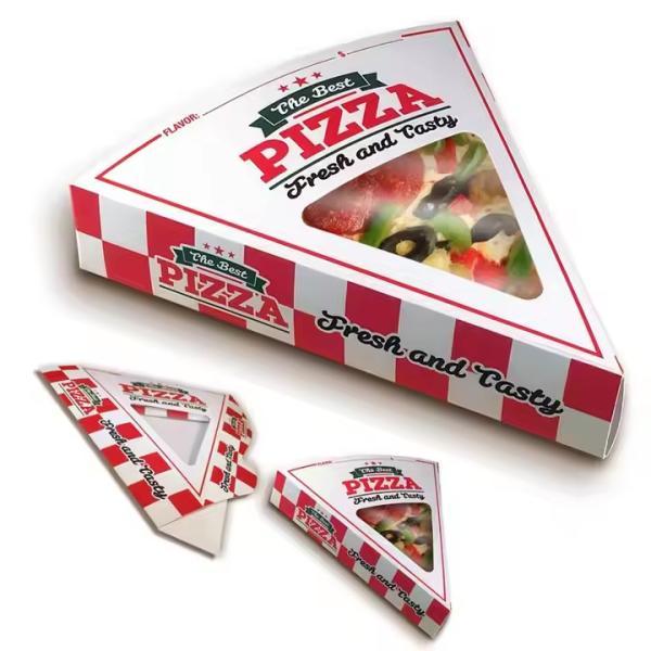 Quality Eco-friendly Natural Healthy Custom Kraft Paper Pizza Packaging Box for Pizza for sale
