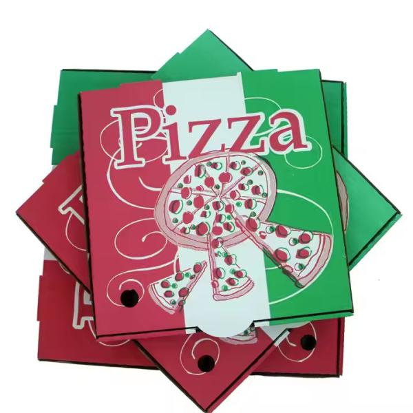 Quality Rigid Boxes Customized Pizza Box Size Biodegradable Fast Food Grade Corrugated for sale