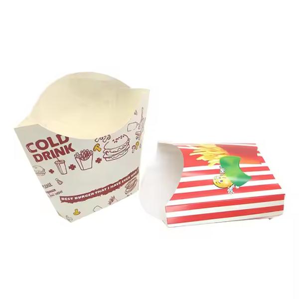 Quality Customized Eco-friendly Fast Food Packaging Box For Fried Chicken French Fries for sale