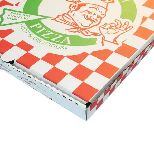 Quality Customized takeaway pizza box eco-friendly and biodegradable fast food packaging for sale