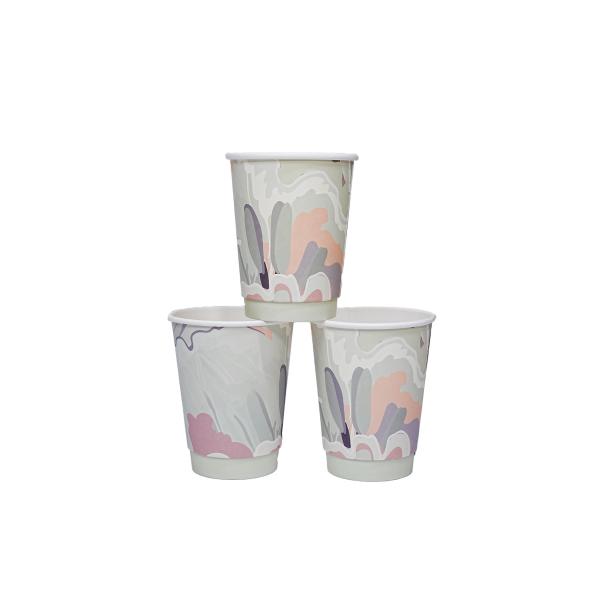 Quality Eco-friendly biodegradable water-based coating coffee paper cup wholesale for sale