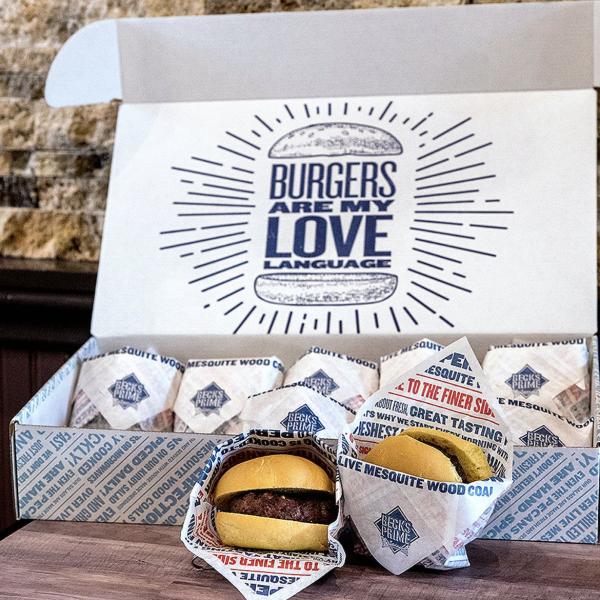 Quality Burger Box Custom Logo Bento Hamburger Disposable Clamshell Packaging Burger Box for sale