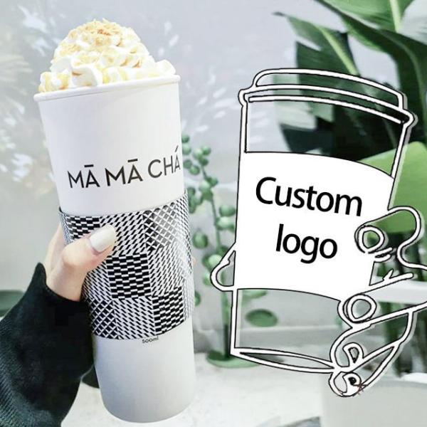 Quality Customized printing eco-friendly disposable coffee paper cup blind box surprise for sale