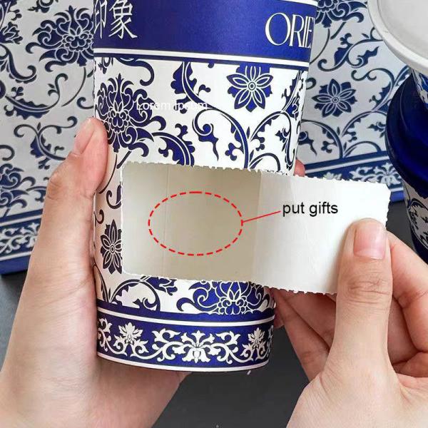 Quality Surprise Blind Box Gifted Cups Disposable Milk Tea Cup Thickened Coffee Large for sale