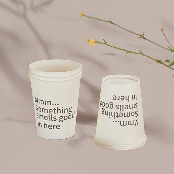 Quality Customized disposable paper cup eco-friendly biodegradable non plastic coated for sale