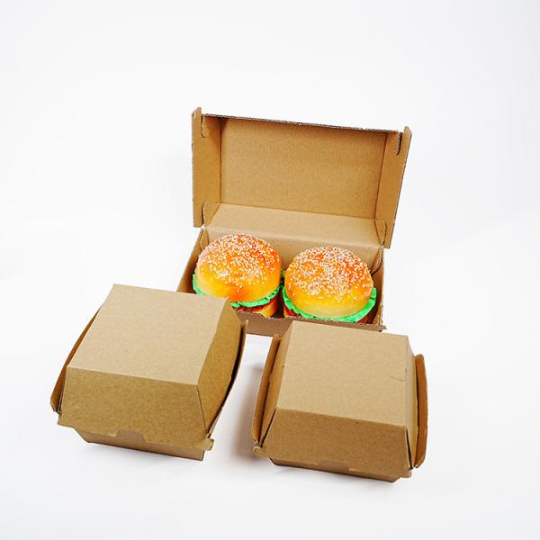 Quality Fast Food Takeaway Box with Customized Eco-Friendly Corrugated Paper Packaging for sale