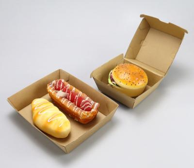 China Stackable custom burger box with ventilation holes eco-friendly and customizable packaging for sale