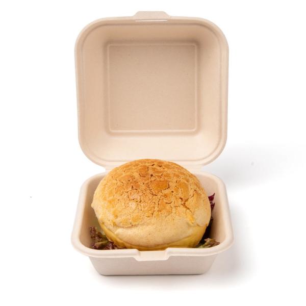 Quality Burger Box Customization Biodegradable Clam Box Fast Food Burger Box for sale