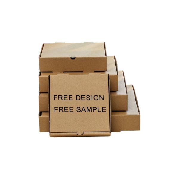 Quality Customized pizza box printing eco-friendly fast food grade corrugated paper for sale