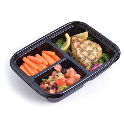 China Cardboard Paper Box Customized PP Plastic Takeaway Food Packaging Box Disposable Fast Food Takeaway Box for sale